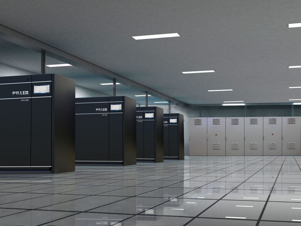 CPM - Critical Power Modules with Flywheel 225kW up to 2.4MW - Piller Power