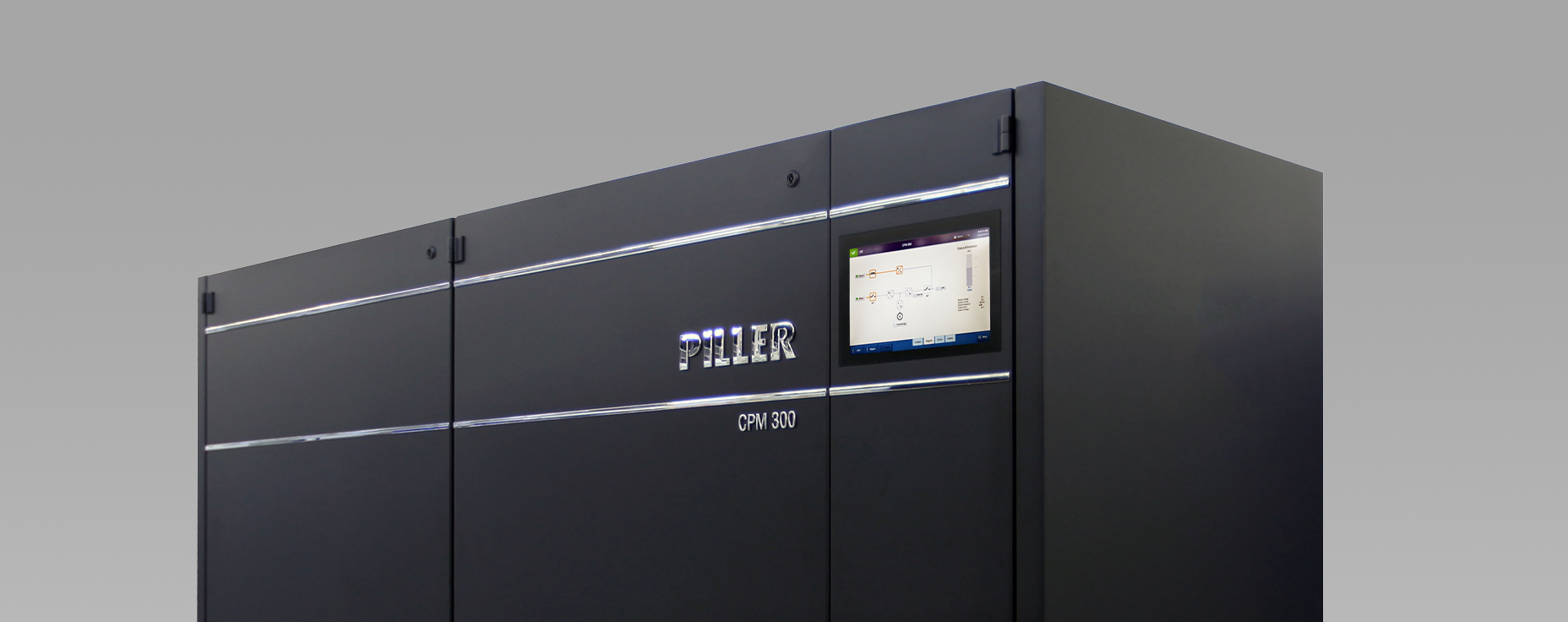 CPM - Critical Power Modules with Flywheel 225kW up to 2.4MW - Piller Power