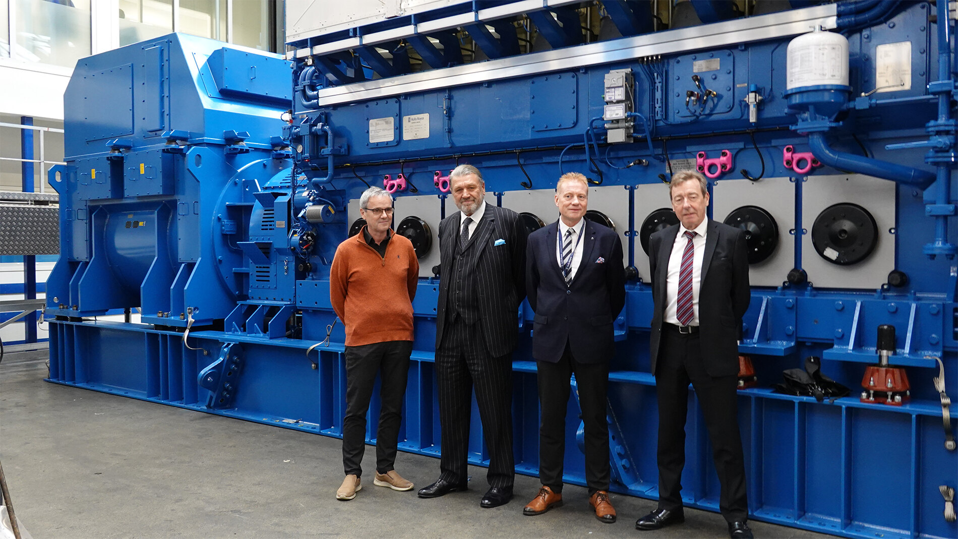 Langley visits Bergen Engines - Piller Power
