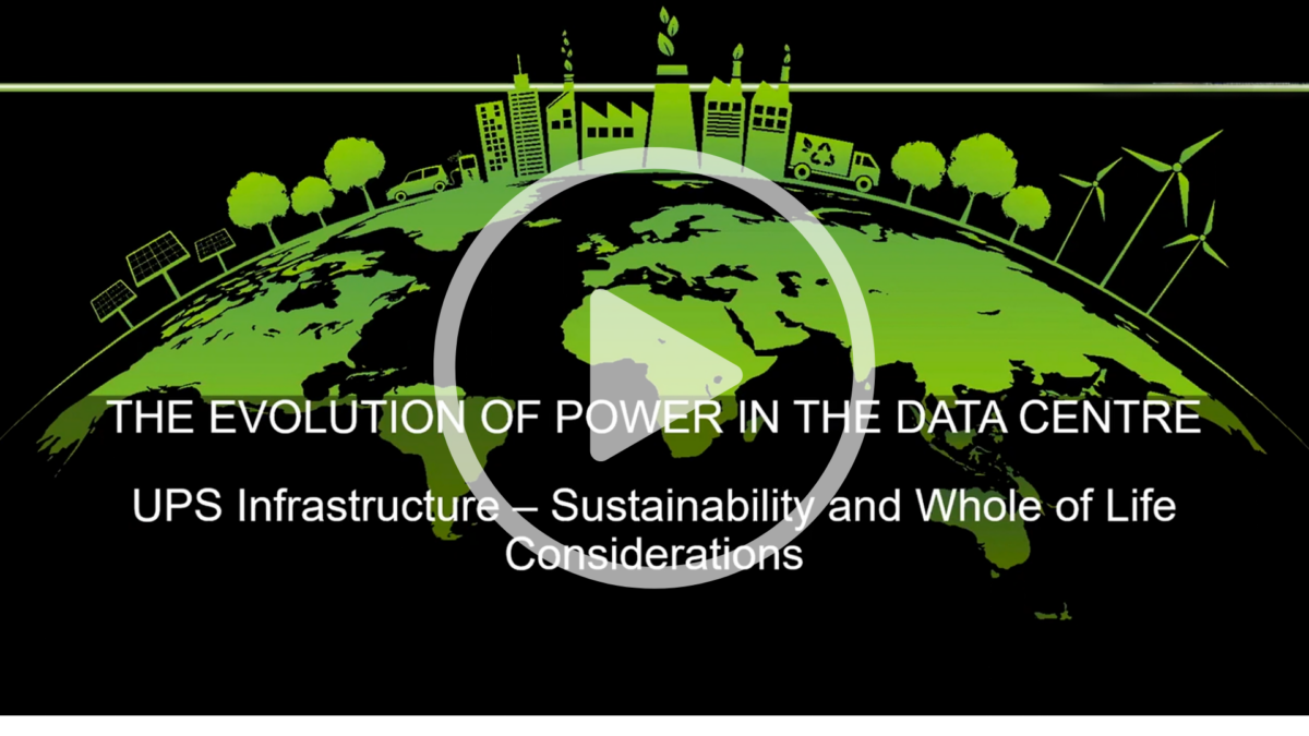 Data Centre Sustainability: The Evolution of Power and whole-of-life ...